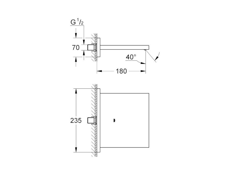 Grohe Allure Vanový výtok, chrom - 13317000 | KOUPELNY-CZ.cz