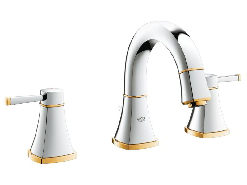 Grohe Grandera Tříotvorová umyvadlová baterie, chrom/zlatá - 20417IG0 ...