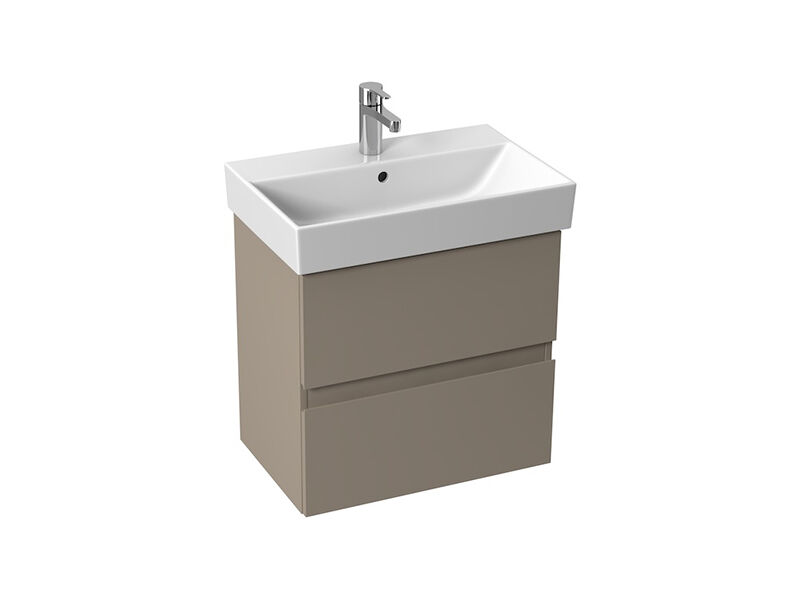 Jika Pure skříňka s umyvadlem 56,4x36,8x54,8 cm, 2x zásuvka, cappuccino ...